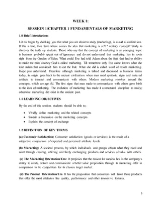 Fundamentals of marketing | DOCX