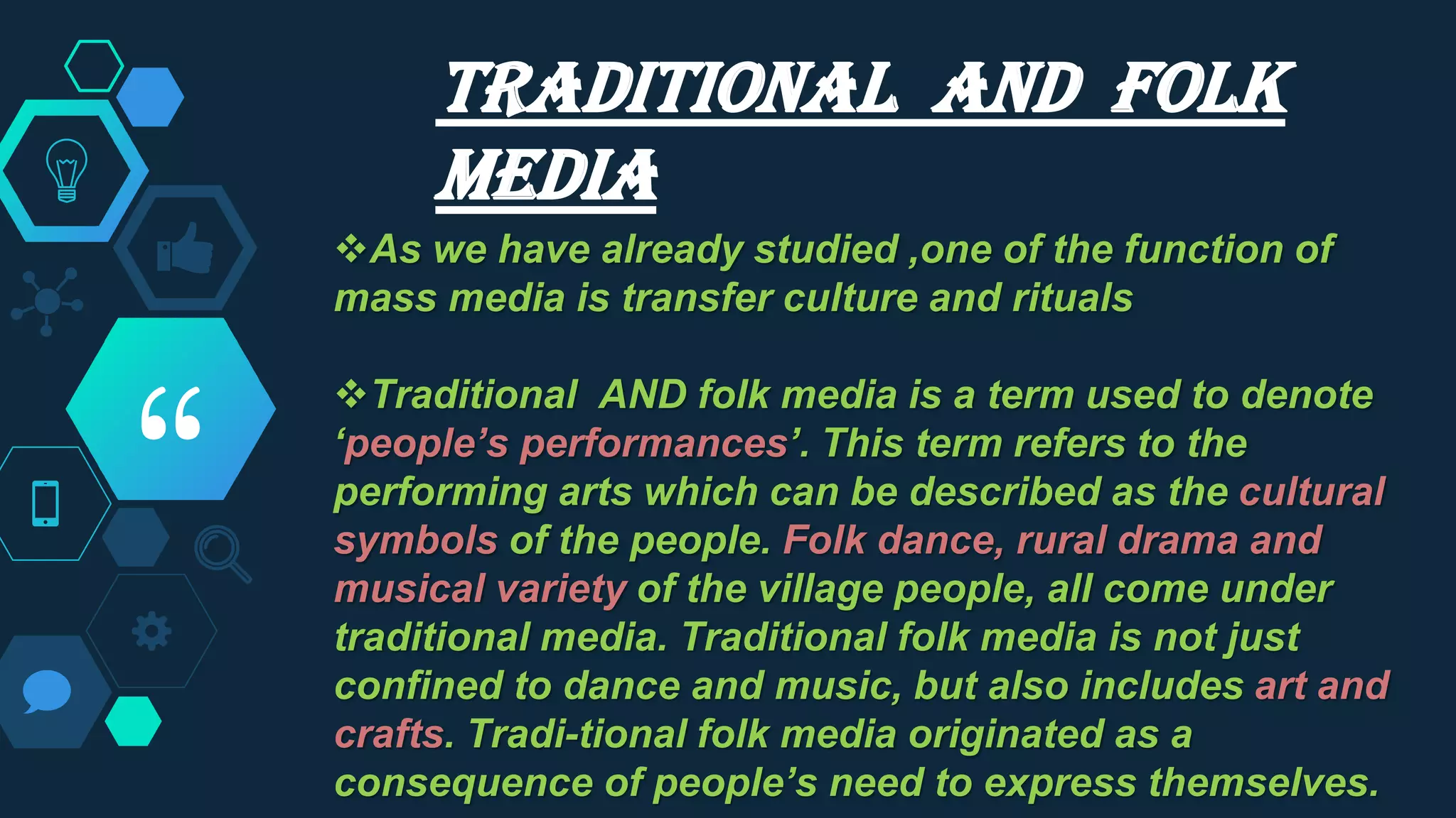 Fundamentals of mass communication | PPTX