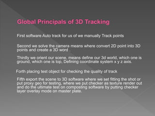 Fundamentals of matchmoving | PPT