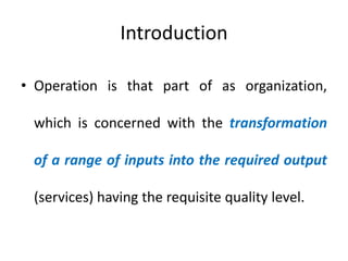 Fundamentals of managing business operation | PPT