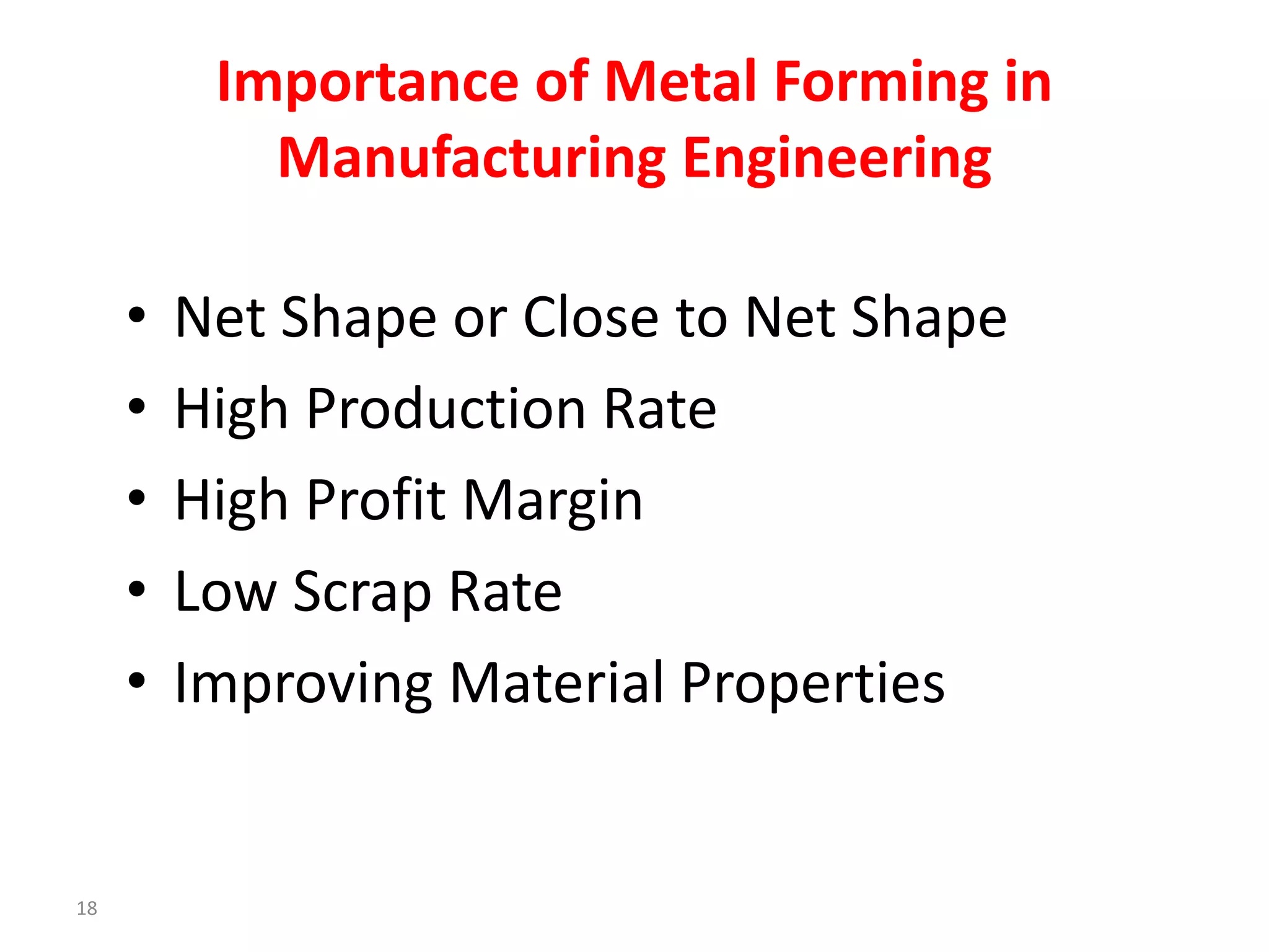 Fundamentals of metal forming processes | PDF