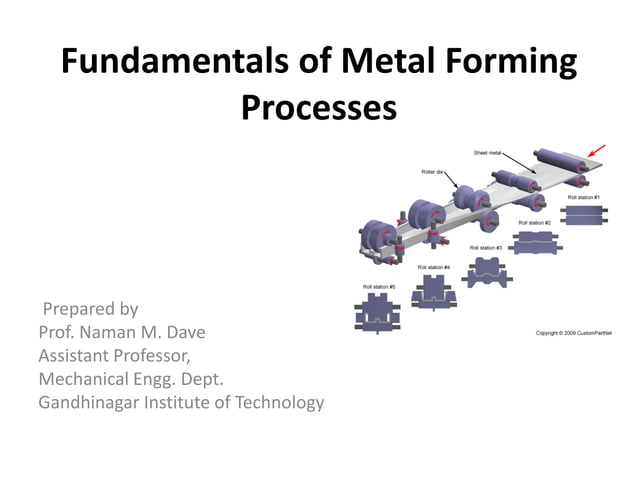 Fundamentals of metal forming processes | PDF