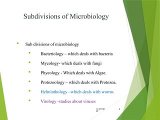 fundamentals of microbiology chapter one.pptx