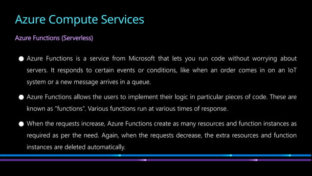 Fundamentals of Microsoft Azure: AZ-900 | PPTX