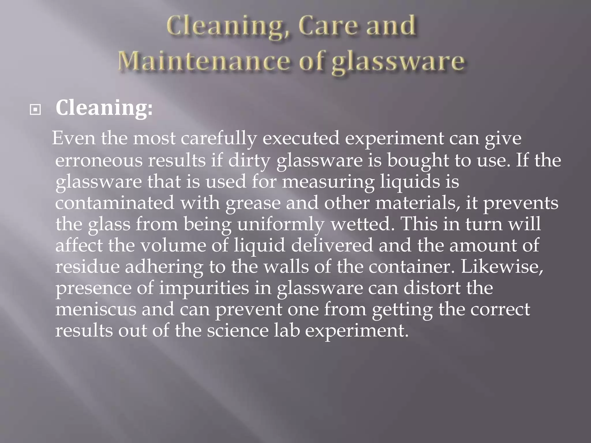 Common Glassware used in Lab | PPTX