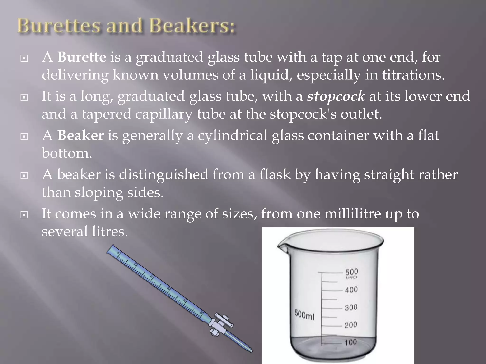 Common Glassware used in Lab | PPTX
