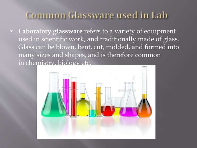 Common Glassware used in Lab | PPTX | Skin Care | Beauty