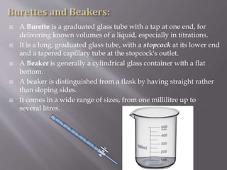 Common Glassware used in Lab | PPTX
