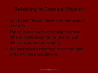 Fundamentals of modern physics by imran aziz | PPT
