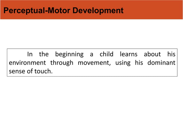 Fundamentals of Motor and Perceptual skills | PPTX | Parenting Babies ...
