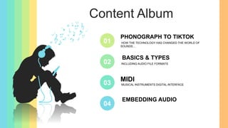 Fundamentals of multimedia - Audio | PPT