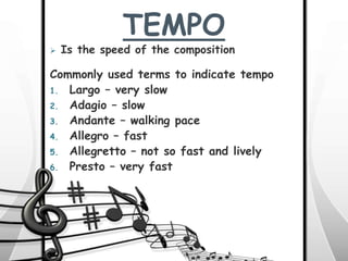 Fundamentals of music | PPT