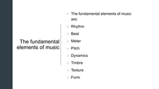 Music Theory: Fundamentals of music | PPTX