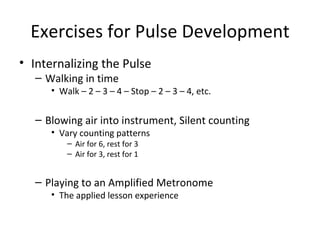 Fundamentals of music pulse, meter, rhythm | PPT | Music | Entertainment