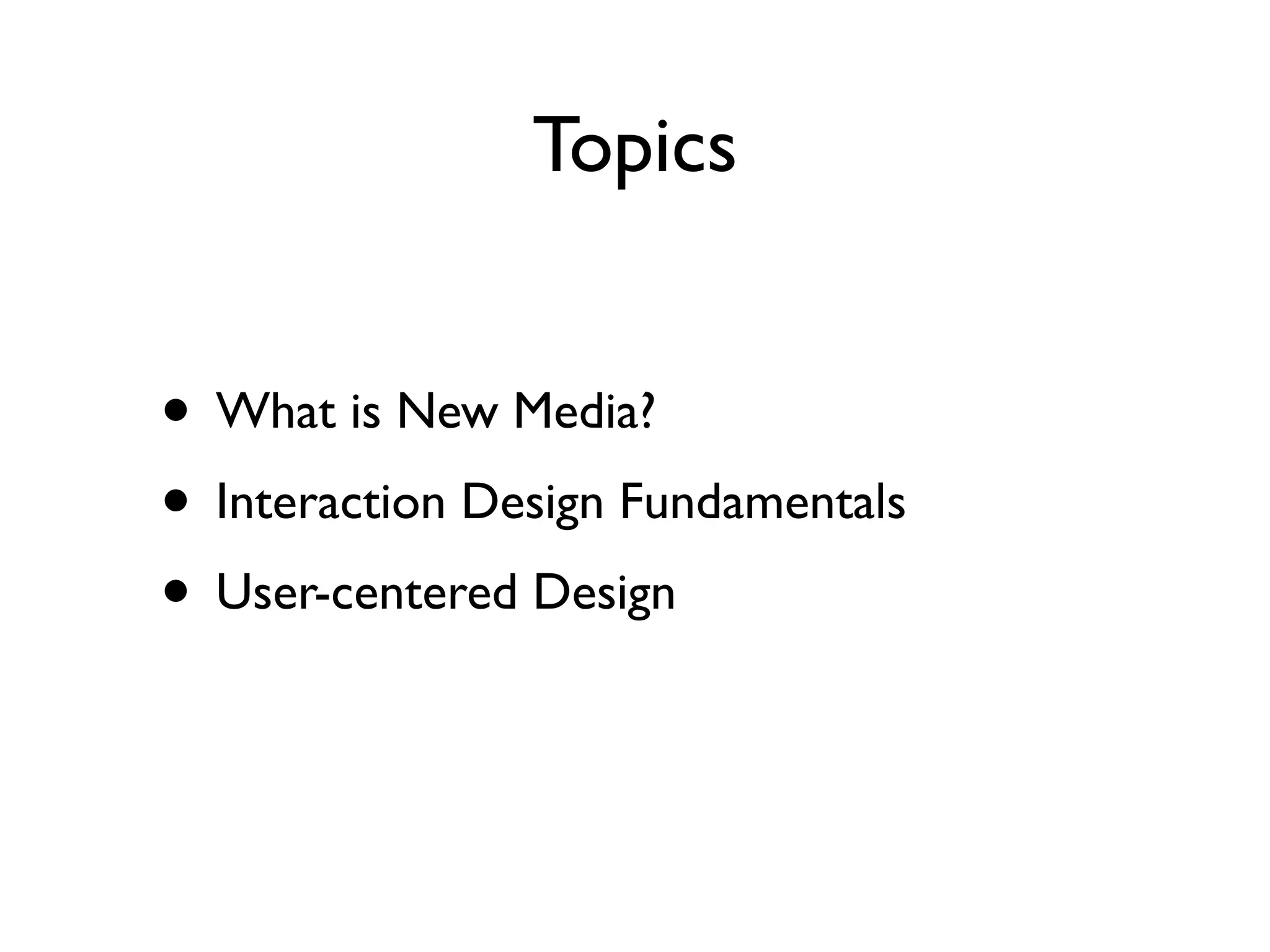 Fundamentals of new media | PPT