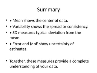 Fundamentals of Numerical Summary Measures.pptx