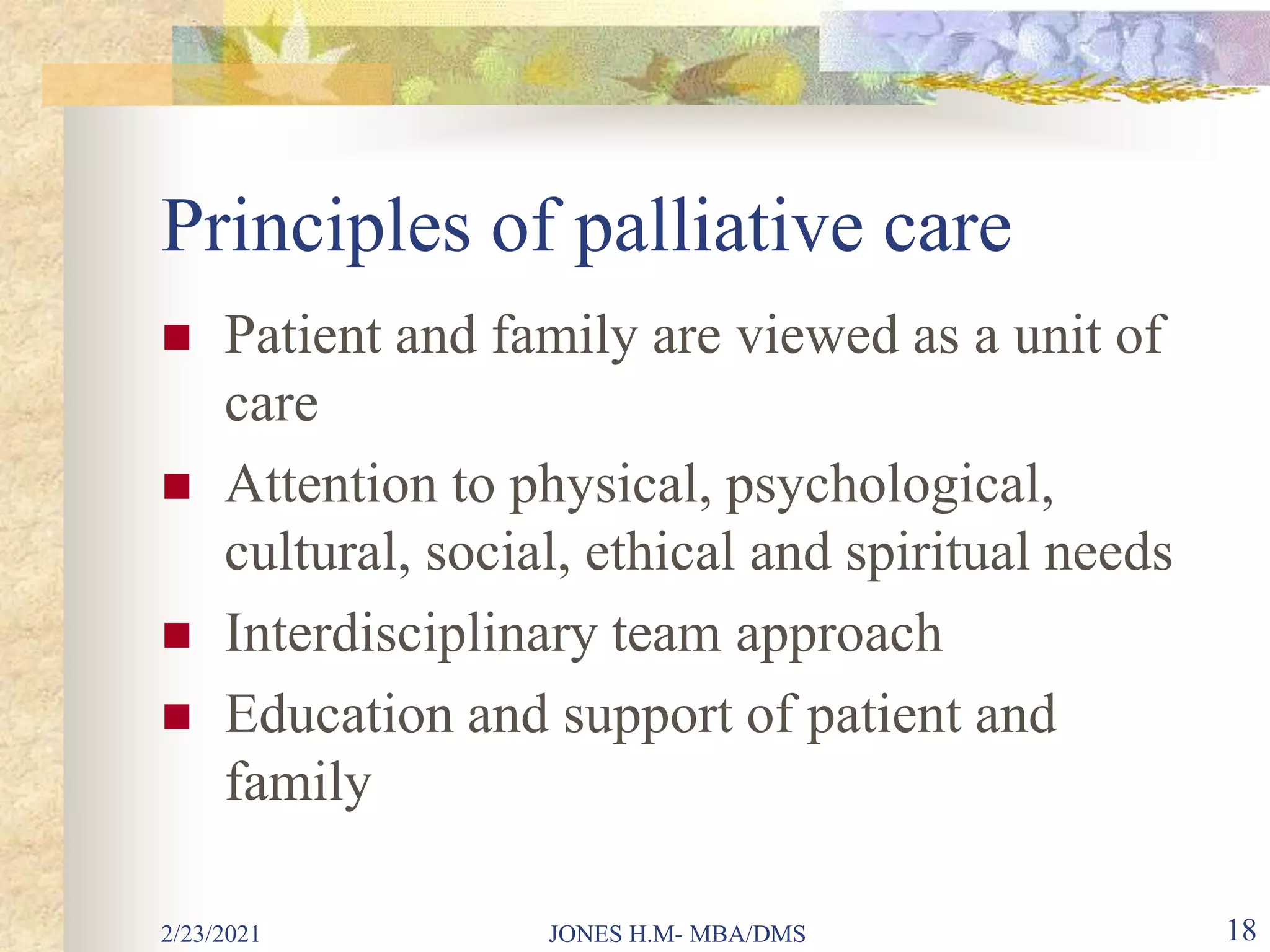 PALLIATIVE CARE | PPTX