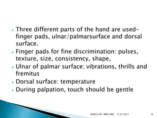 PHYSICAL EXAMINATION | PPTX