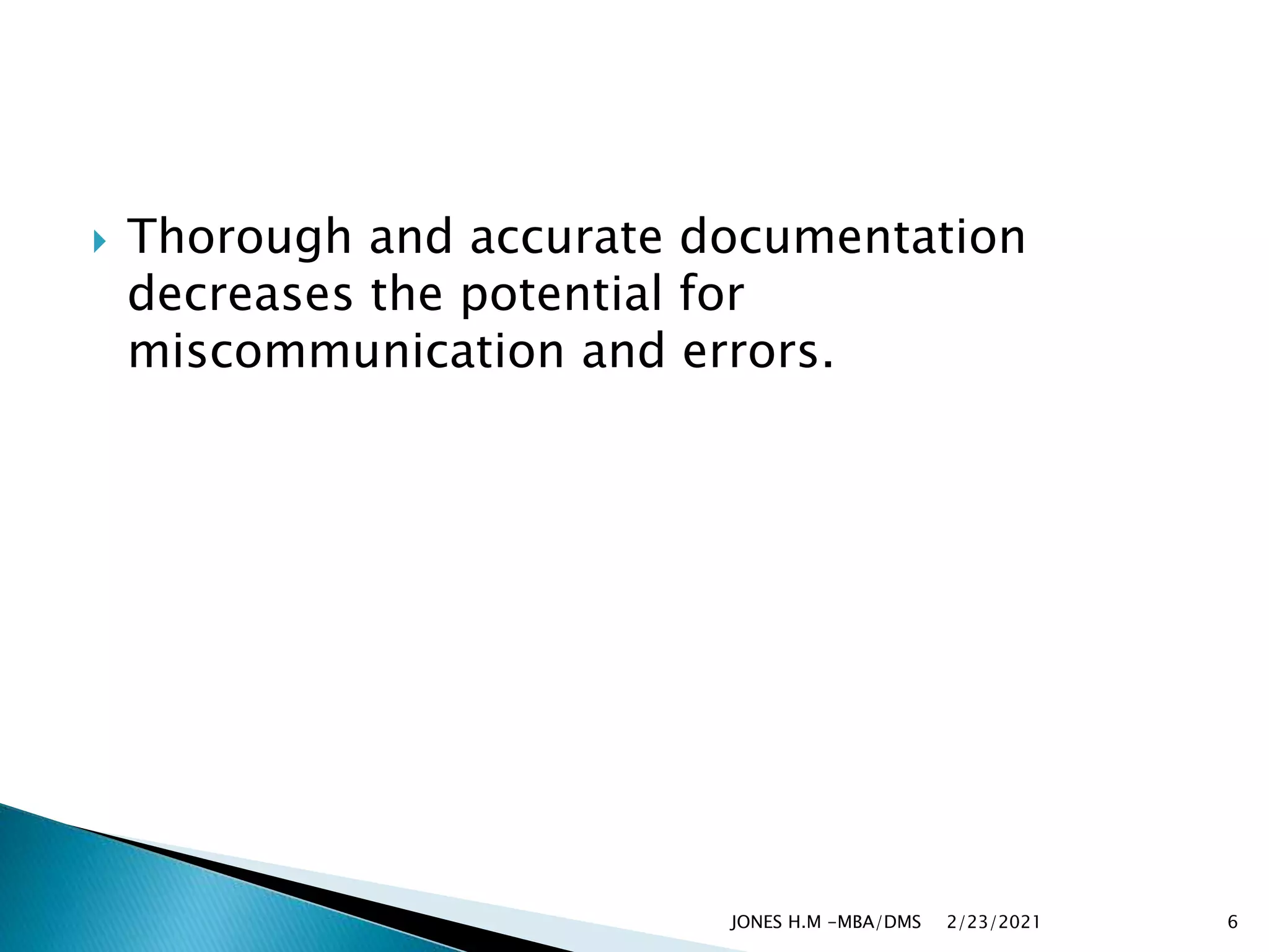 Fundamentals of nursing documentation | PPTX