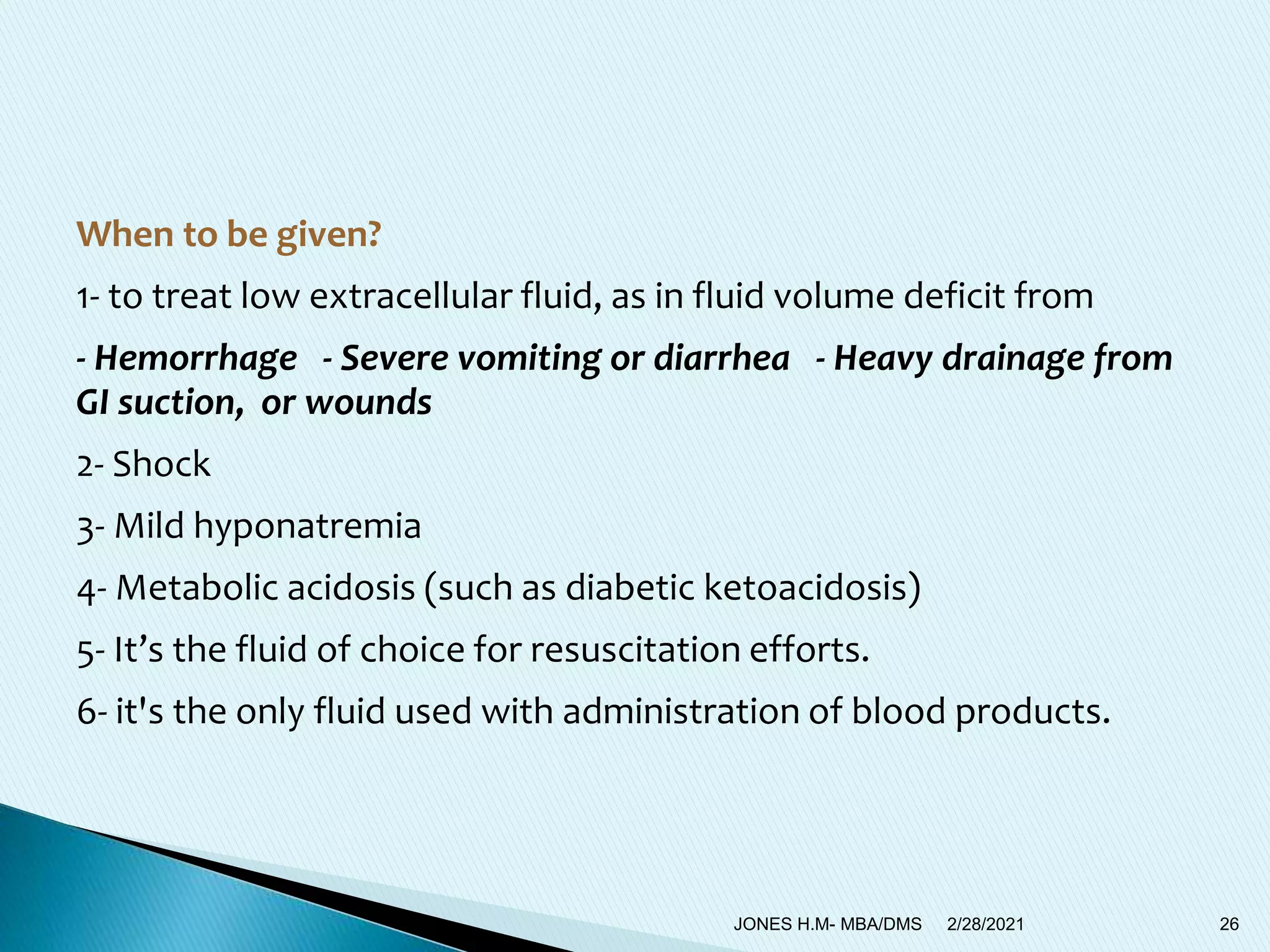 Fundamentals of nursing fluid | PPTX