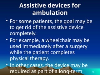 Fundamentals of Nursing 2 on Ambulation and physical activities | PPTX