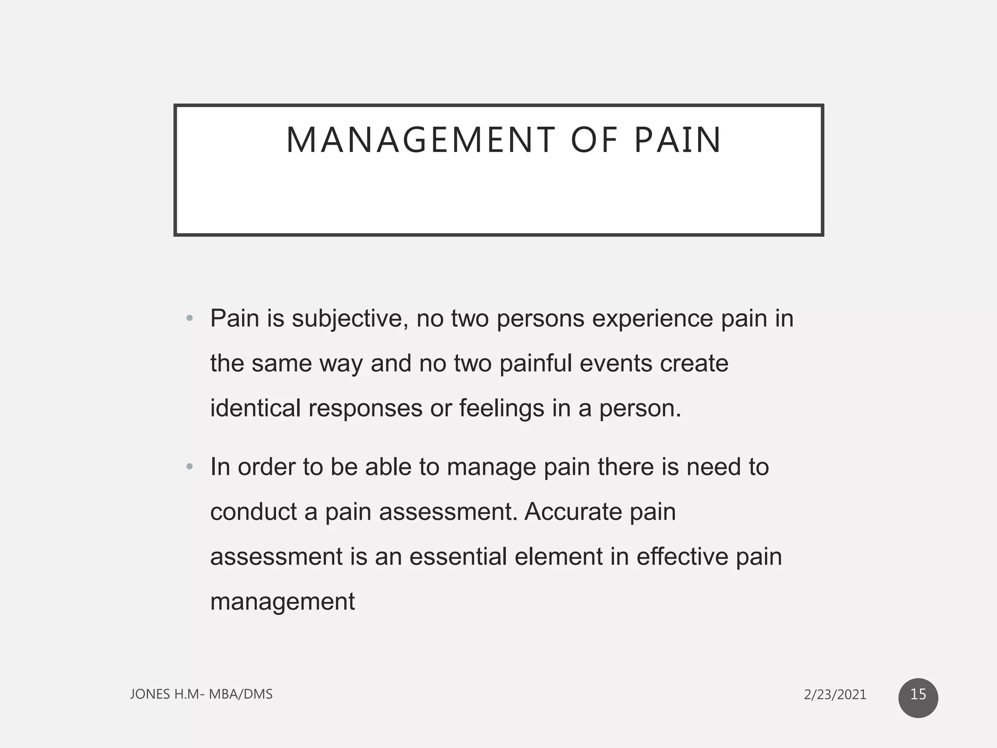 Fundamentals of nursing pain final | PPTX