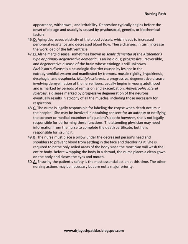 Fundamentals of nursing practice exam | PDF