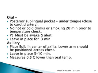 Fundamentals of nursing vital signs | PPTX