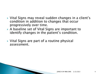Fundamentals of nursing vital signs | PPTX