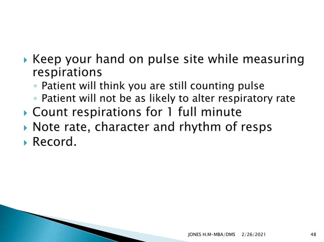 Fundamentals of nursing vital signs | PPTX