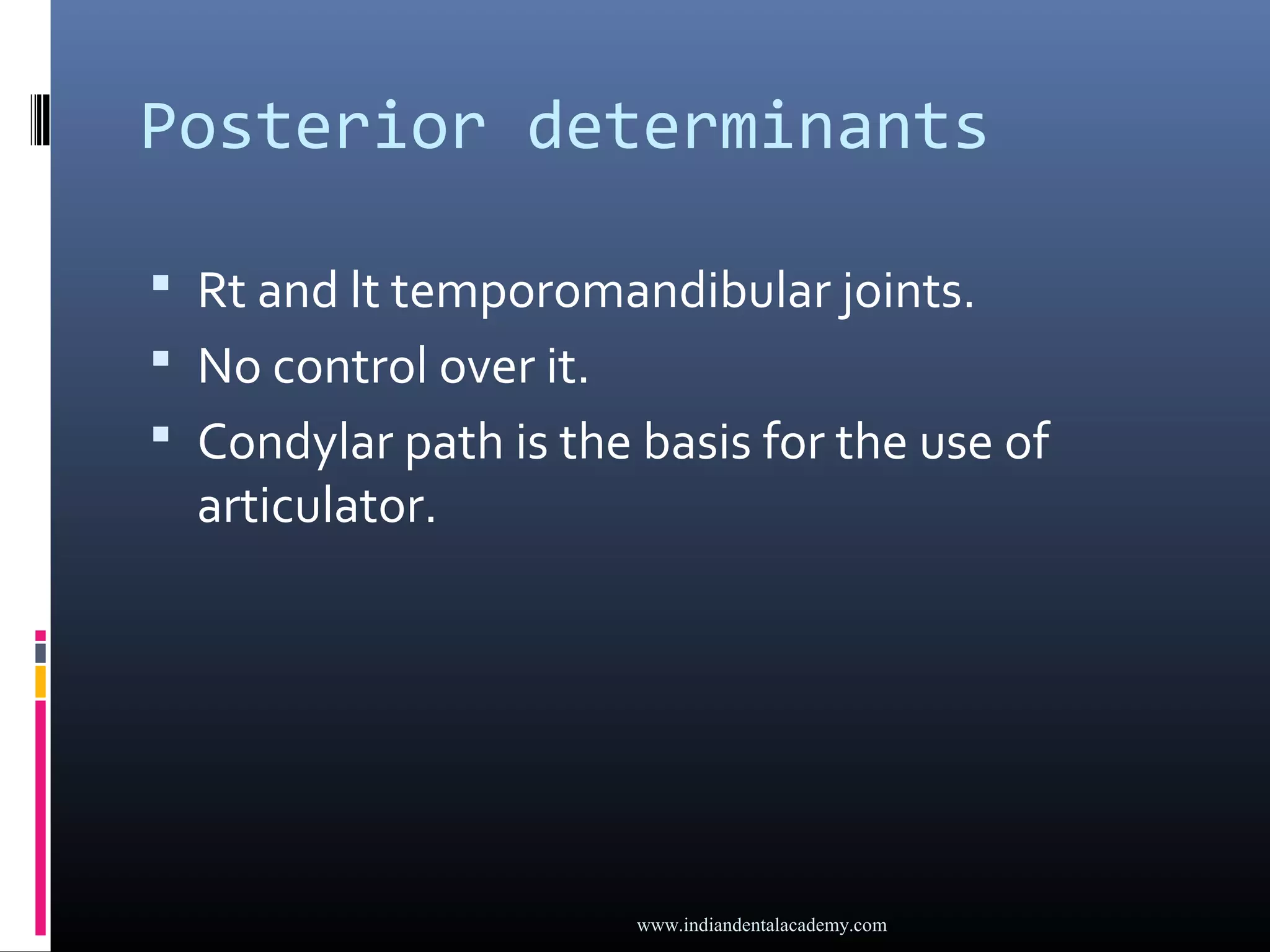 Fundamentals of occlusion/cosmetic dentistry courses | PPT