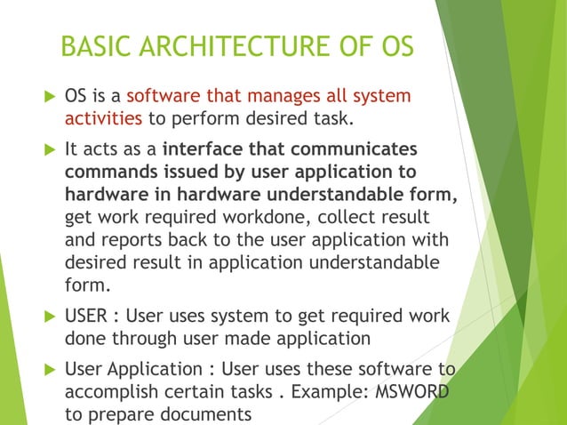 Fundamentals of operating system | PPTX | Operating Systems | Computer ...