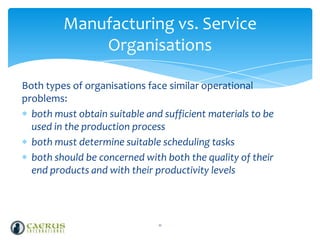 Fundamentals of operations management | PPTX