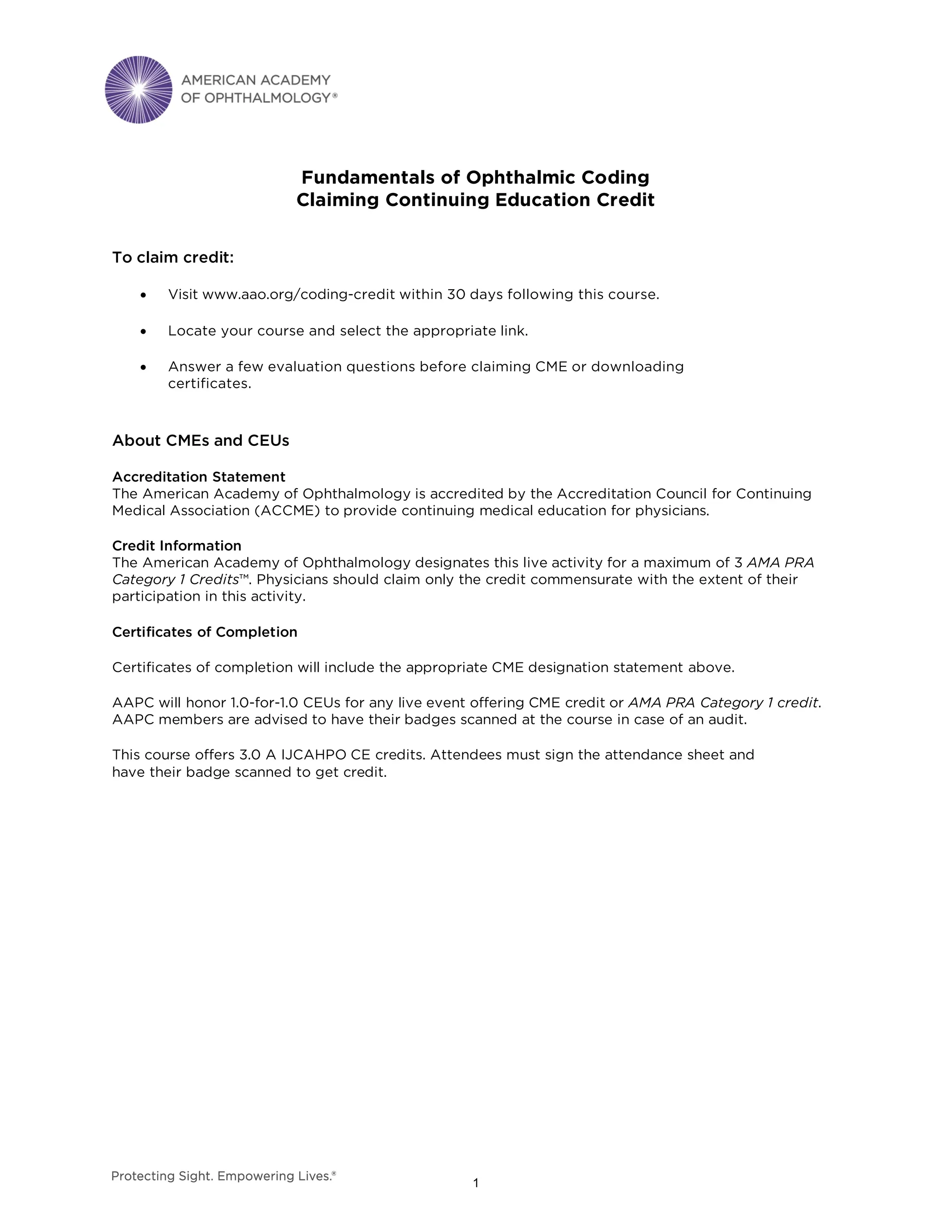 Fundamentals of Ophthalmic Coding ...... | PDF