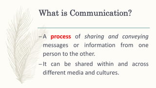 Fundamentals of Oral Communication | PPTX