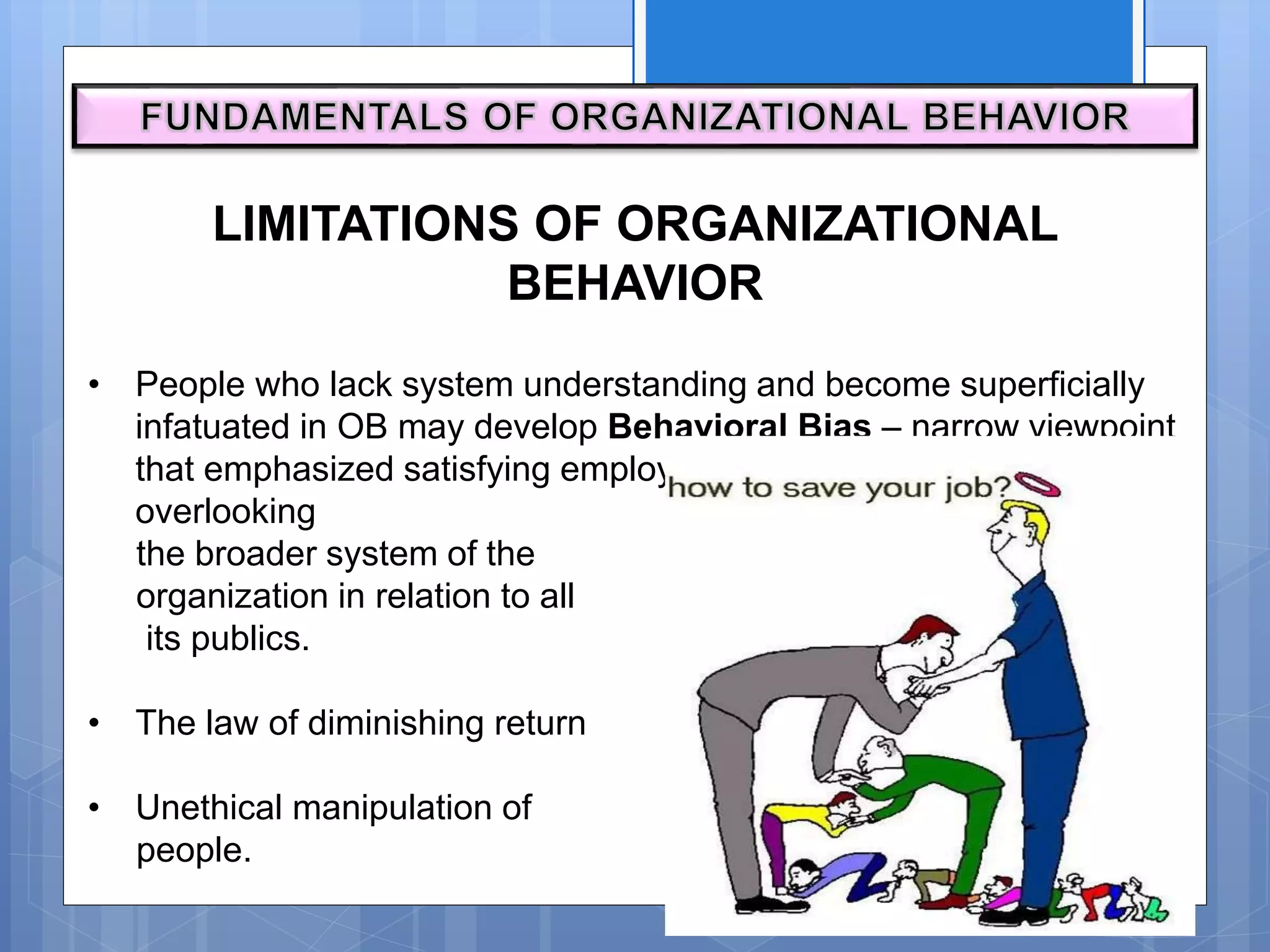 Fundamentals of organizational behavior | PPTX