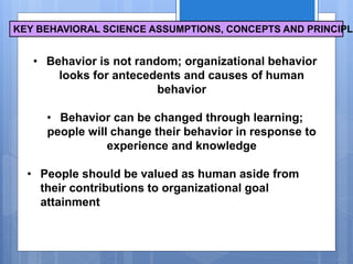 Fundamentals of organizational behavior | PPTX