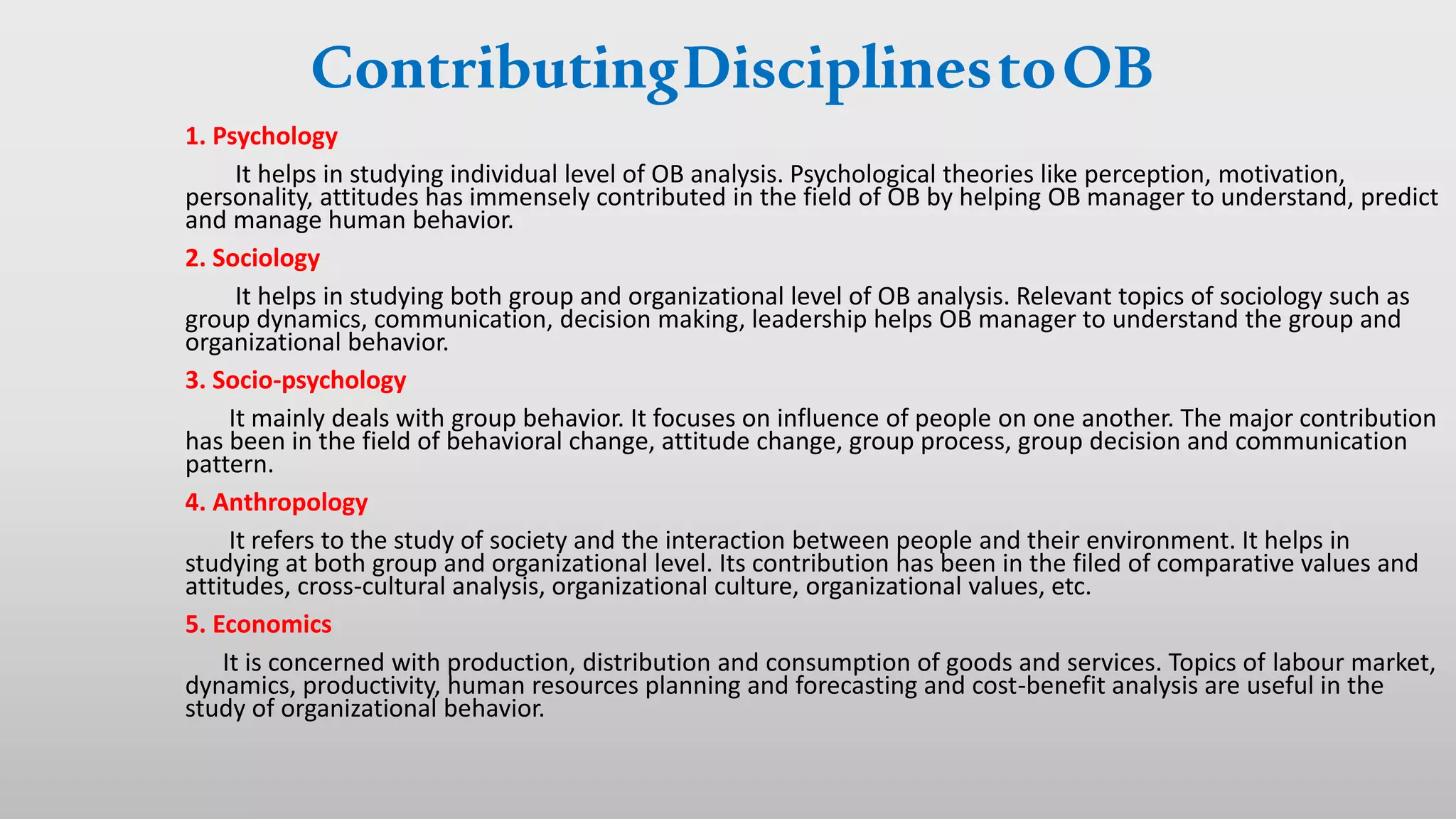 Fundamentals of organizational behavior | PPTX | Business ...