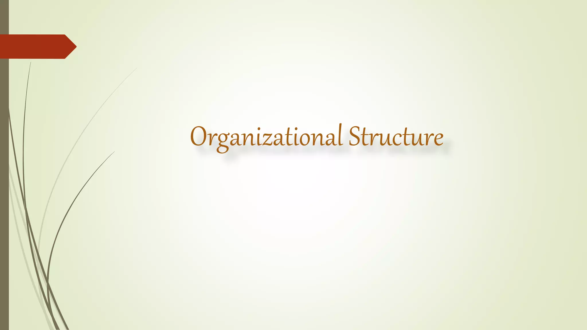 Fundamentals of organizational structure ppt | PPTX