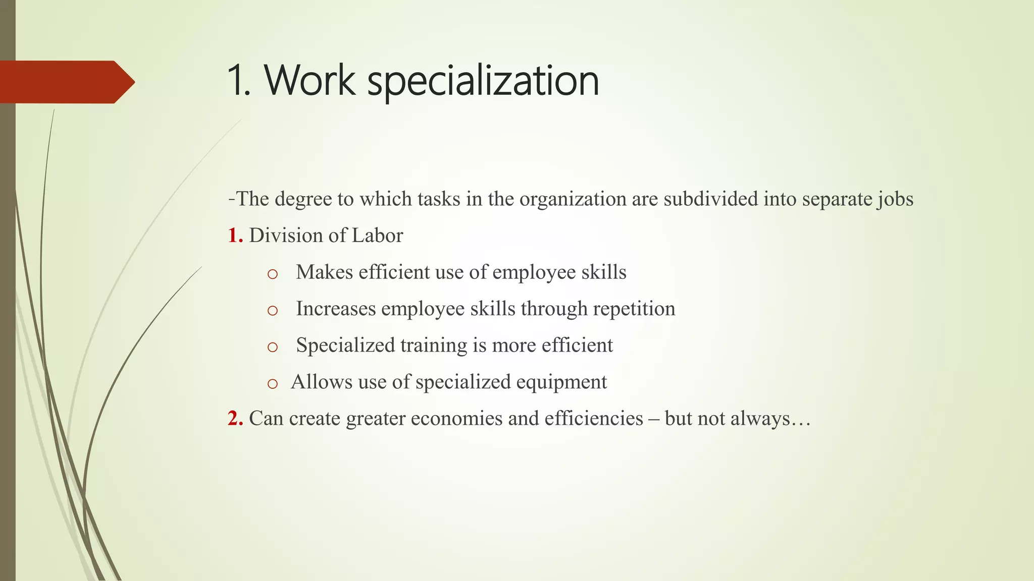 Fundamentals of organizational structure ppt | PPTX