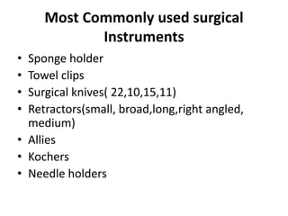 Fundamentals of orthopedic surgery for scrub nurses part | PPTX