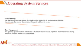 Fundamentals of OS_module_2 OS Services and IPC | PPTX