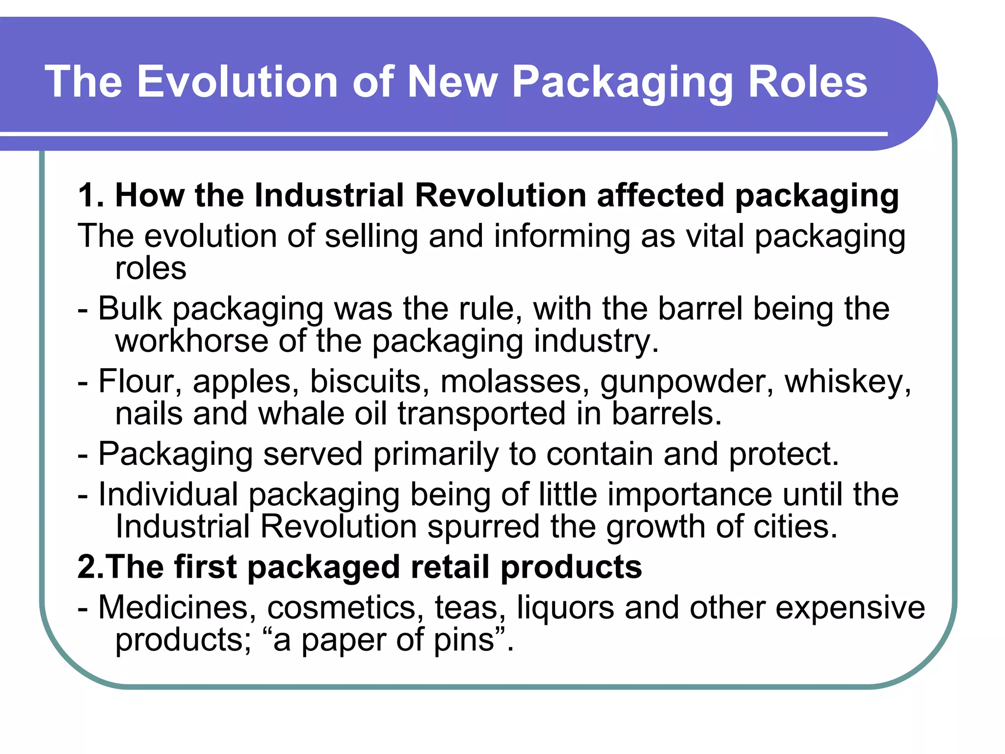 Fundamentals of packaging technology | PPT