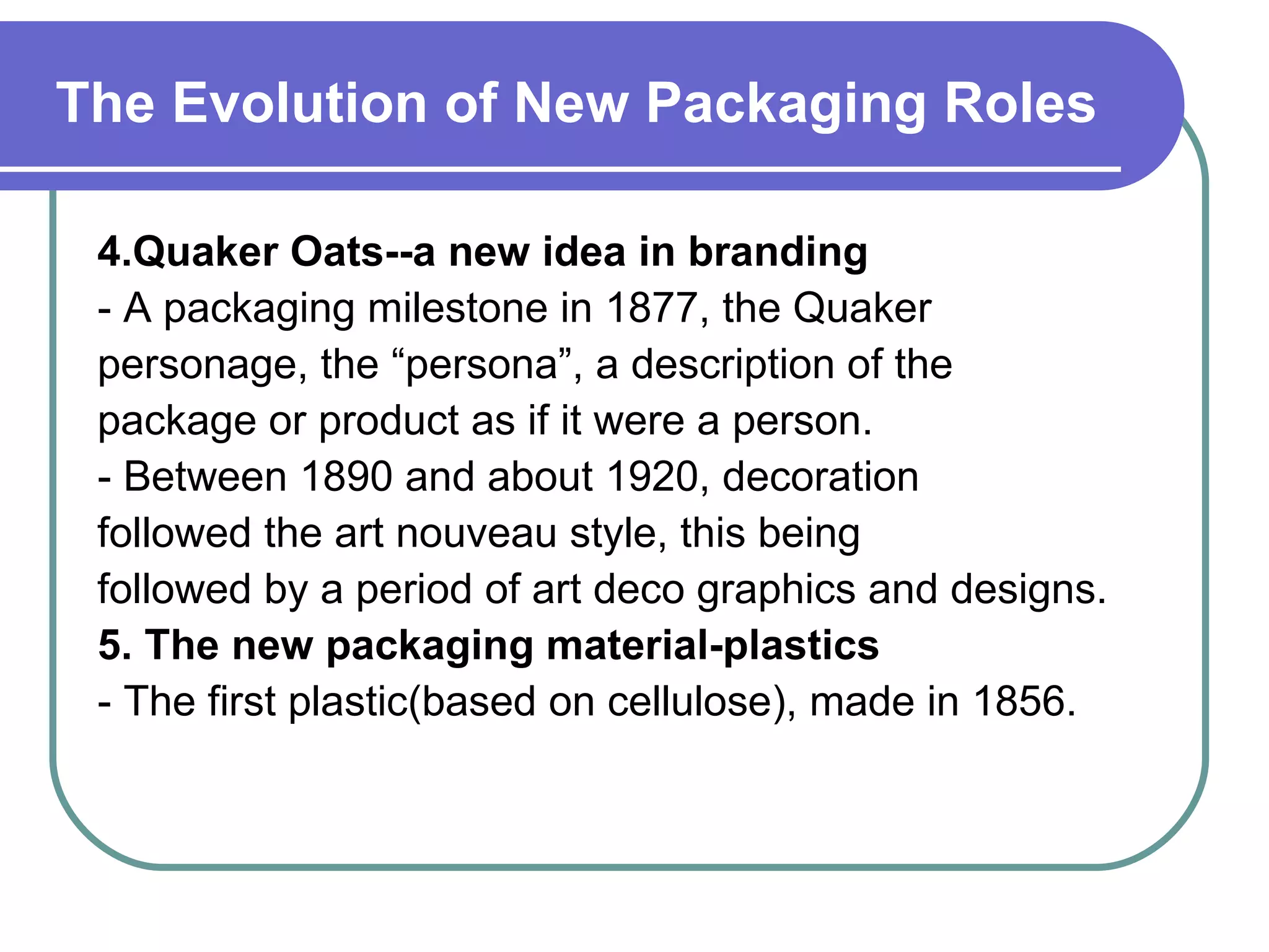 Fundamentals of packaging technology | PPT