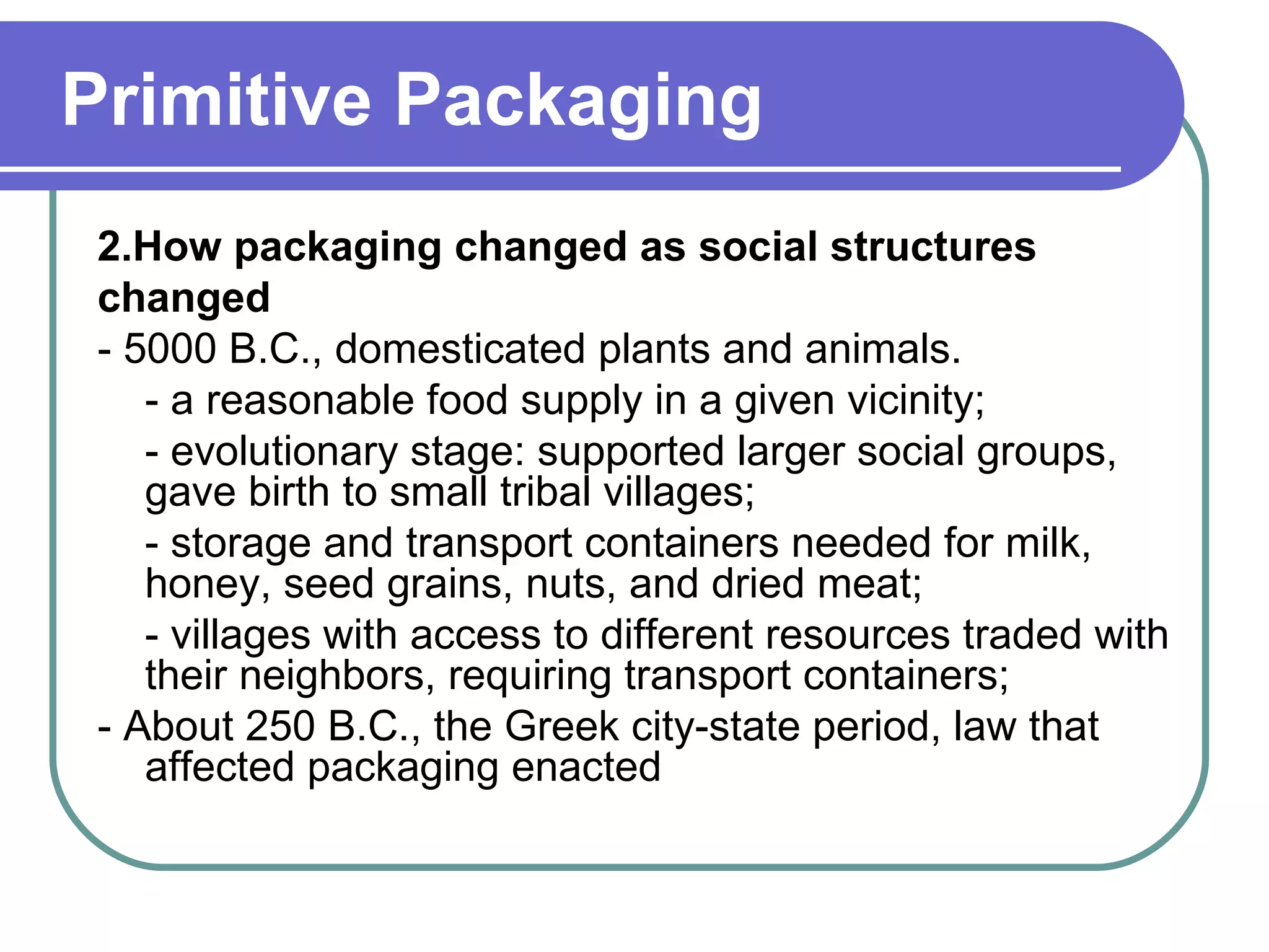 Fundamentals of packaging technology | PPT