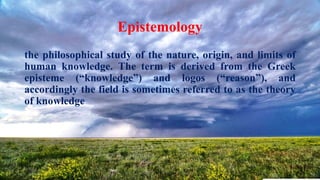 Fundamentals of philosophy | PPTX