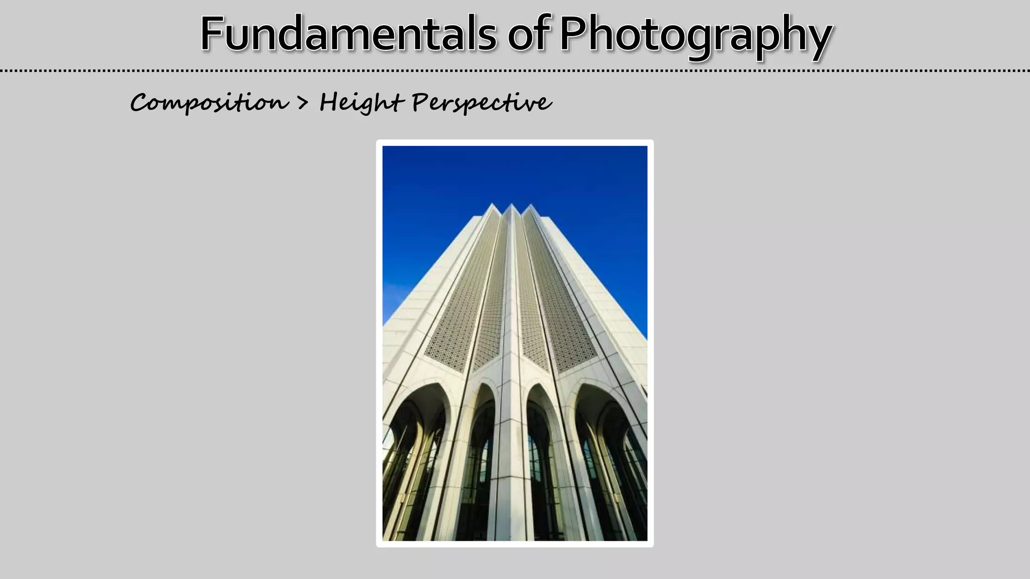 Fundamentals of photography | PPT