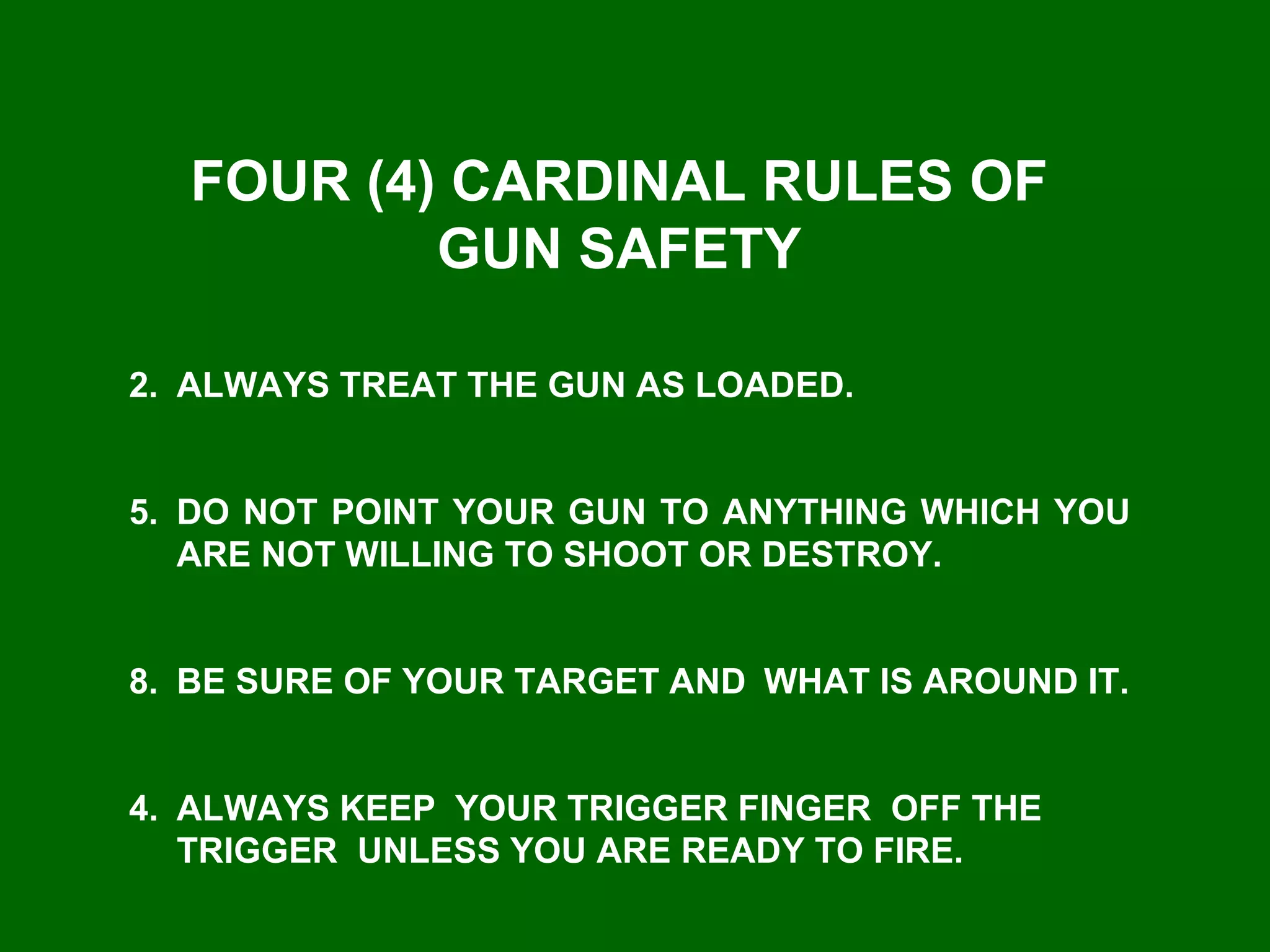 Fundamentals Of Pistol Marksmanship | PPT