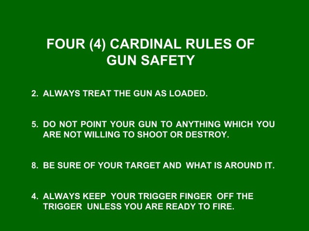 Fundamentals Of Pistol Marksmanship | PPT | First Aid | Injuries