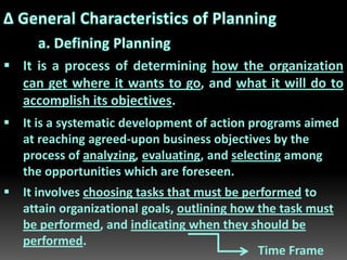 Fundamentals of planning (Principles of Management) | PPT